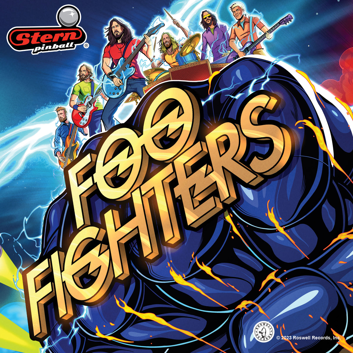 Foo Fighter Pinball Machine Announced – Pixels and Pinball